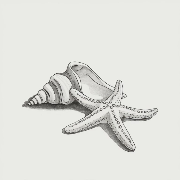 25 Fun and Creative Seashell Drawing Ideas to Explore